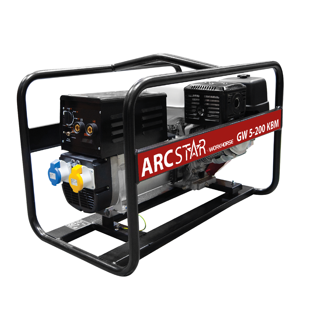 Mosa 35.23200H ArcStar GW5-200 HBM Petrol Welder Generator 200 Amp – Brookside Welding Supplies Ltd