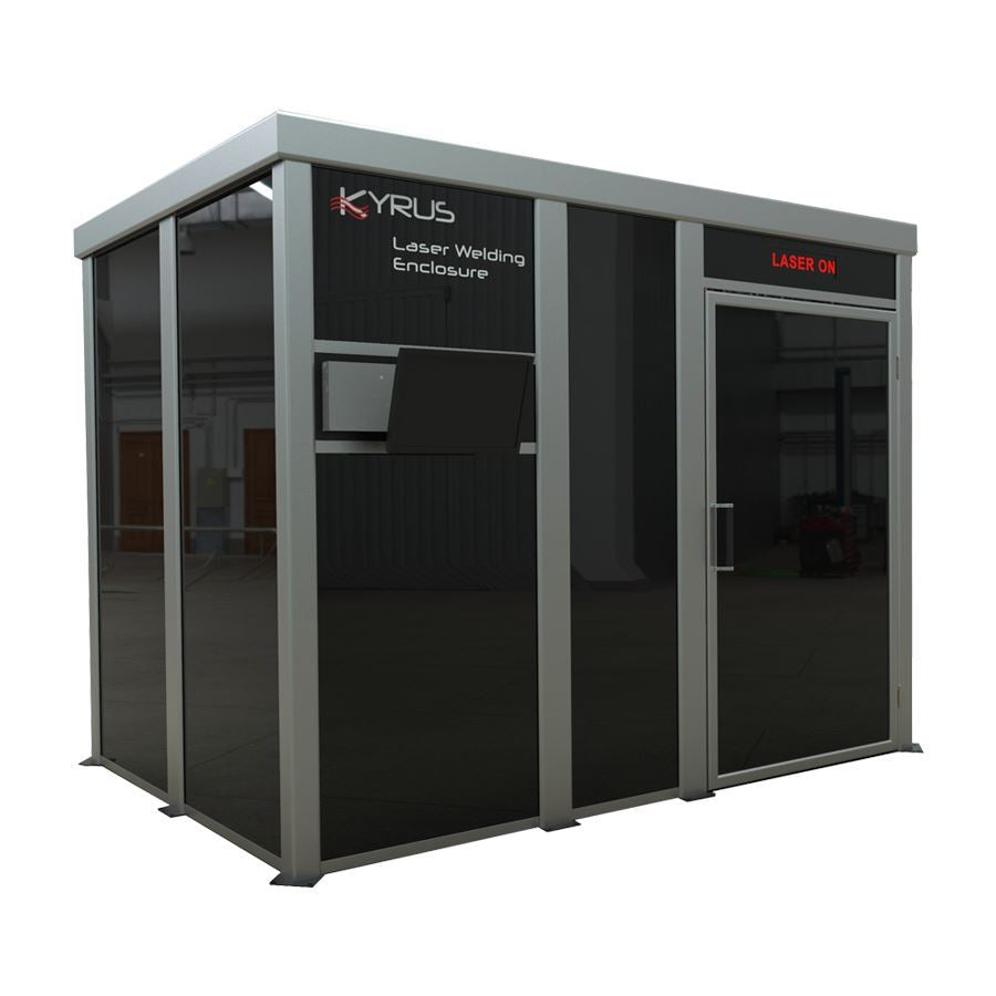 THEO KY-LENC-3020H12 3m x 2m Kyrus Laser Enclosure with 1.2m Hinge Doo ...
