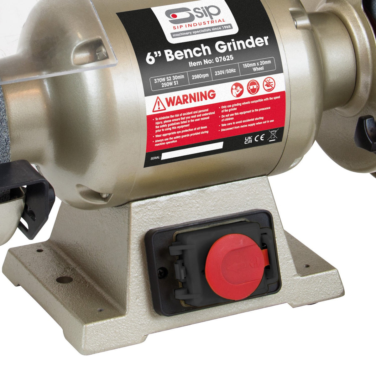 SIP 07650 10" Professional Bench Grinder – Brookside Welding Supplies Ltd