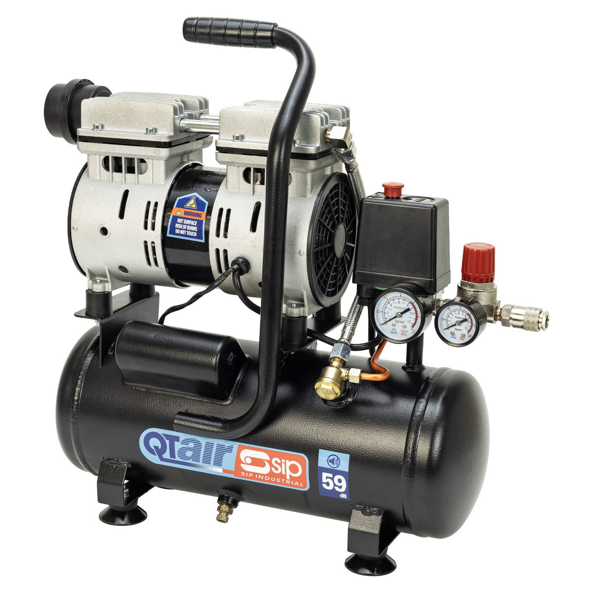 SIP 05398 QT DD 6ltr Ultra Low Noise Compressor – Brookside Welding ...