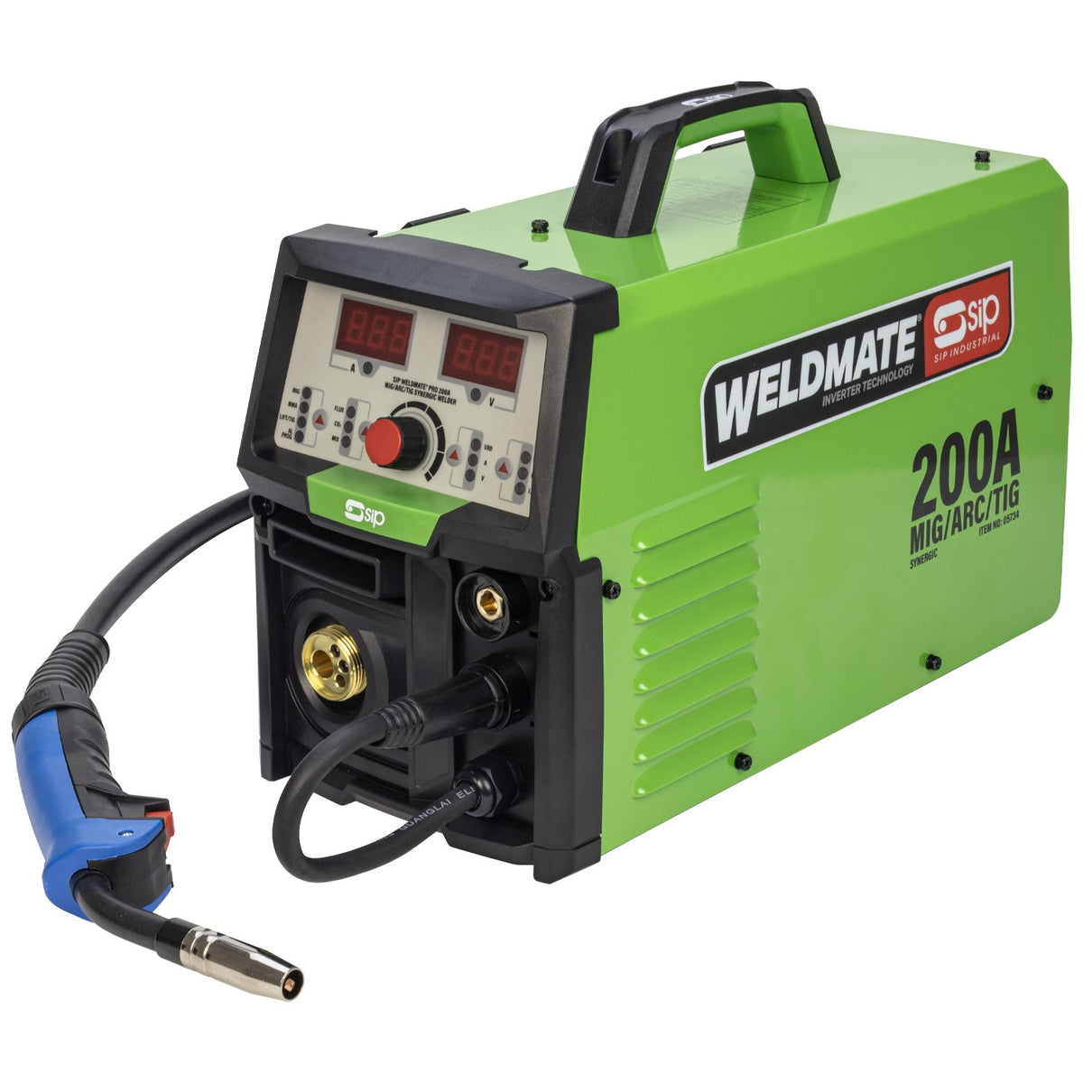 SIP 05734 WELDMATE® PRO 200A MIG/ARC/TIG Welder – Brookside Welding ...