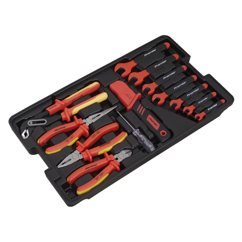 Sealey AK7938 Premier Insulated Tool Kit 3/8"Sq Drive 1000V 50pc - VDE ...