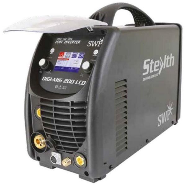 Stealth 9005H Digi-Mig 200 LCD PFC Multiprocess MIG Welding Machine ...